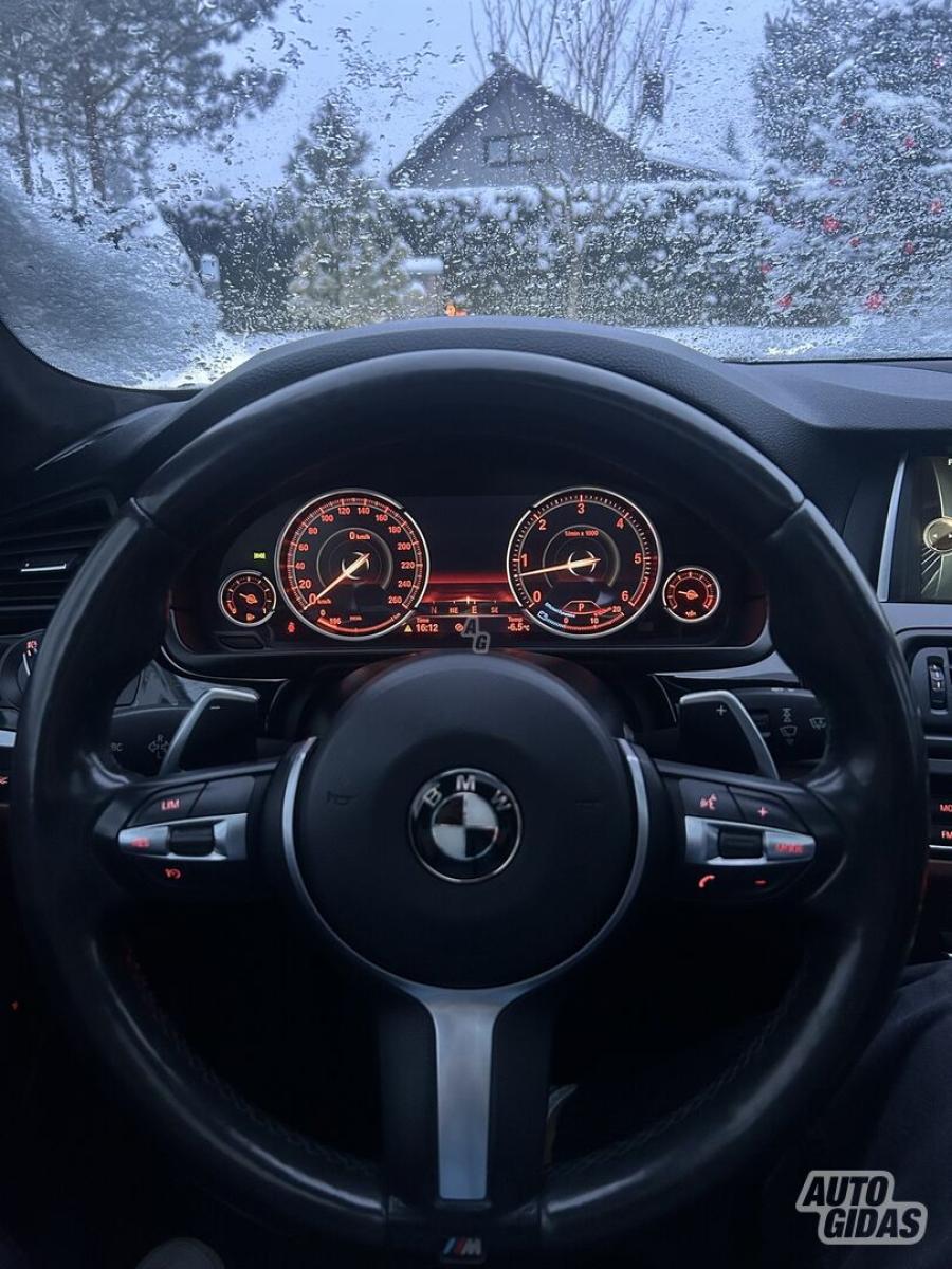 Black BMW 535 2014 in Kupiskis, with an engine capacity of 3.00 L and mileage of 220 thousand km for 13500 €, photo 13 on AUTOMOTO.COM.LV