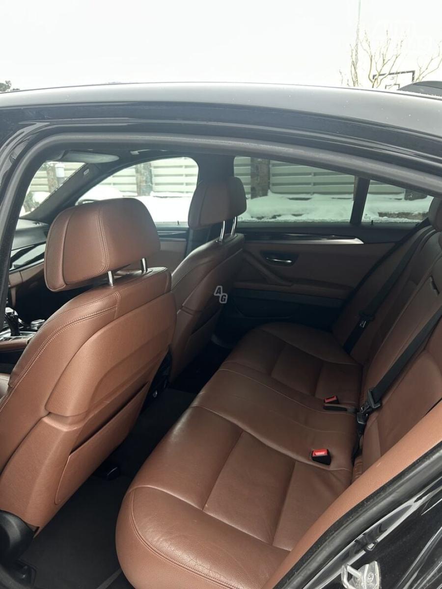 Black BMW 535 2014 in Kupiskis, with an engine capacity of 3.00 L and mileage of 220 thousand km for 13500 €, photo 14 on AUTOMOTO.COM.LV