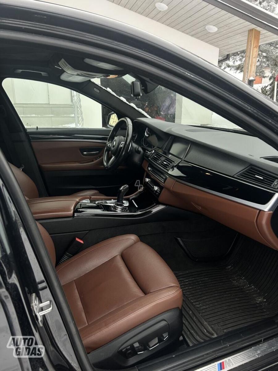Black BMW 535 2014 in Kupiskis, with an engine capacity of 3.00 L and mileage of 220 thousand km for 13500 €, photo 15 on AUTOMOTO.COM.LV