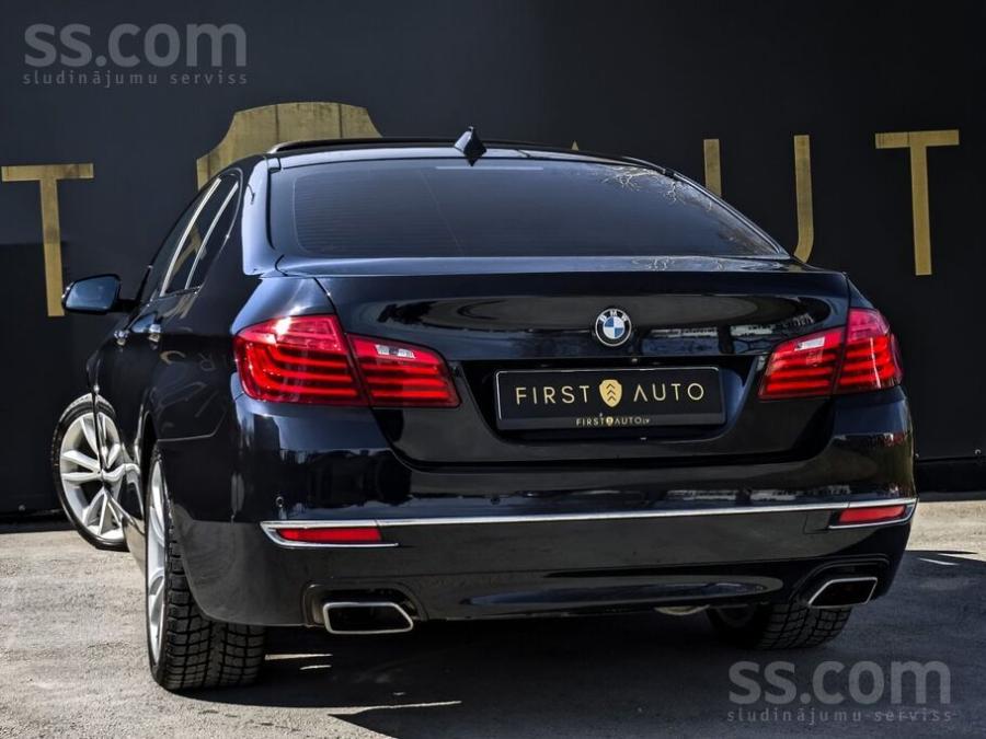 Melns BMW 535 2014 Tukums, ar dzinēja tilpumu 3.00 L un nobraukumu 290 tūkst. km par 13990 €, foto 4 vietnē AUTOMOTO.COM.LV