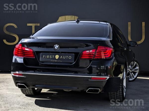 Black BMW 535 2014 in Tukums, with an engine capacity of 3.00 L and mileage of 290 thousand km for 13990 €, photo 4 on AUTOMOTO.COM.LV