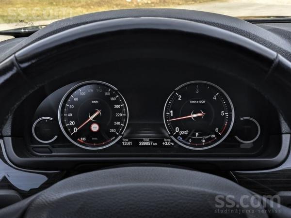 Черный БМВ 535 2014 в Тукумс, объемом двигателя 3.00 л и пробегом 290 тыс. км за 13990 €, фото 9 на AUTOMOTO.COM.LV