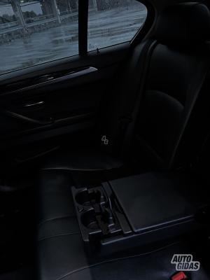 Black BMW 535 2014 in Vilnius, with an engine capacity of 3.00 L and mileage of 254 thousand km for 14999 €, photo 10 on AUTOMOTO.COM.LV