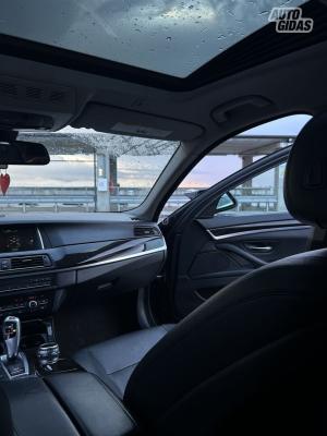 Black BMW 535 2014 in Vilnius, with an engine capacity of 3.00 L and mileage of 254 thousand km for 14999 €, photo 12 on AUTOMOTO.COM.LV