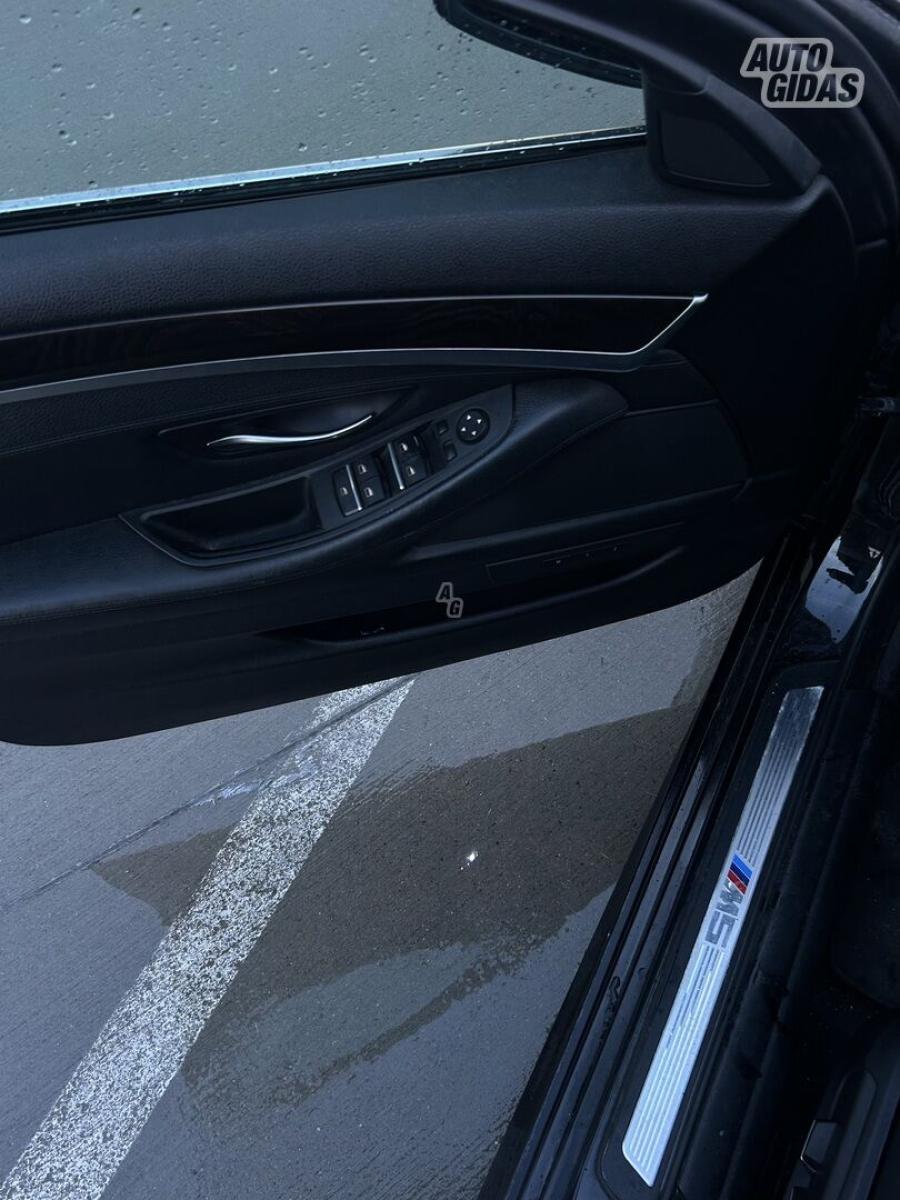 Black BMW 535 2014 in Vilnius, with an engine capacity of 3.00 L and mileage of 254 thousand km for 14999 €, photo 14 on AUTOMOTO.COM.LV