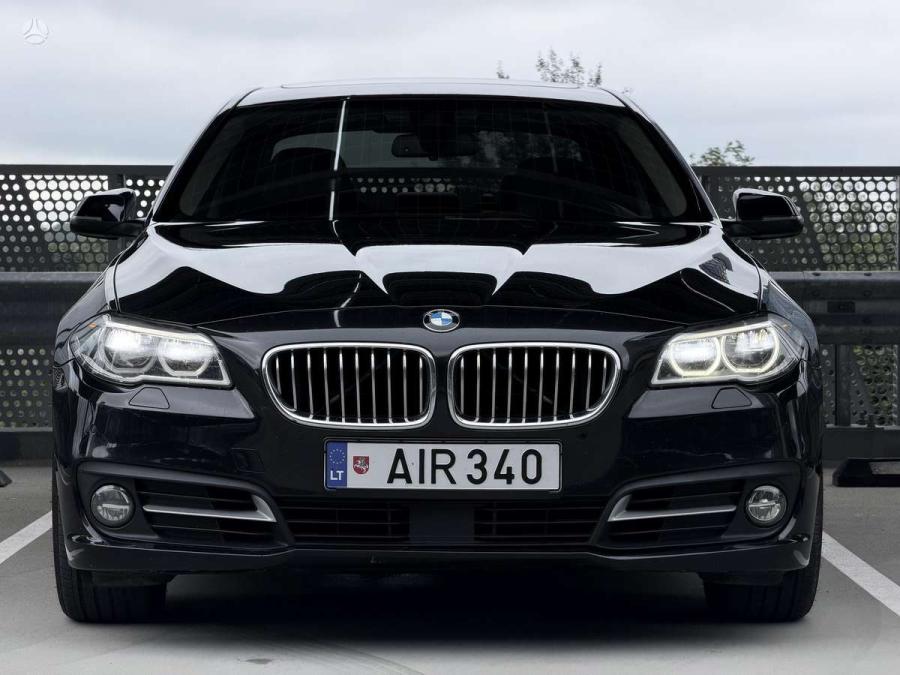 Black BMW 535 2014 in Vilnius, with an engine capacity of 2.99 L and mileage of 303 thousand km for 13600 €, photo 1 on AUTOMOTO.COM.LV