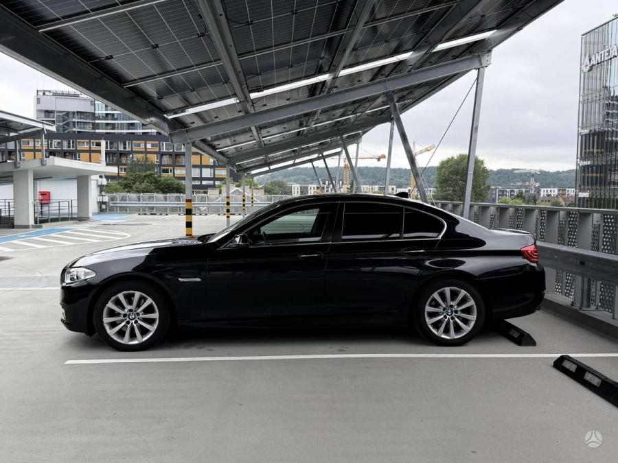 Black BMW 535 2014 in Vilnius, with an engine capacity of 2.99 L and mileage of 303 thousand km for 13600 €, photo 7 on AUTOMOTO.COM.LV