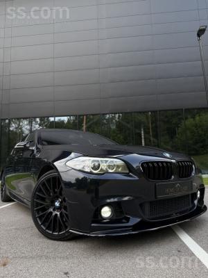 Black BMW 535 2014 in Riga, with an engine capacity of 3.00 L and mileage of 208 thousand km for 15900 €, photo  on AUTOMOTO.COM.LV