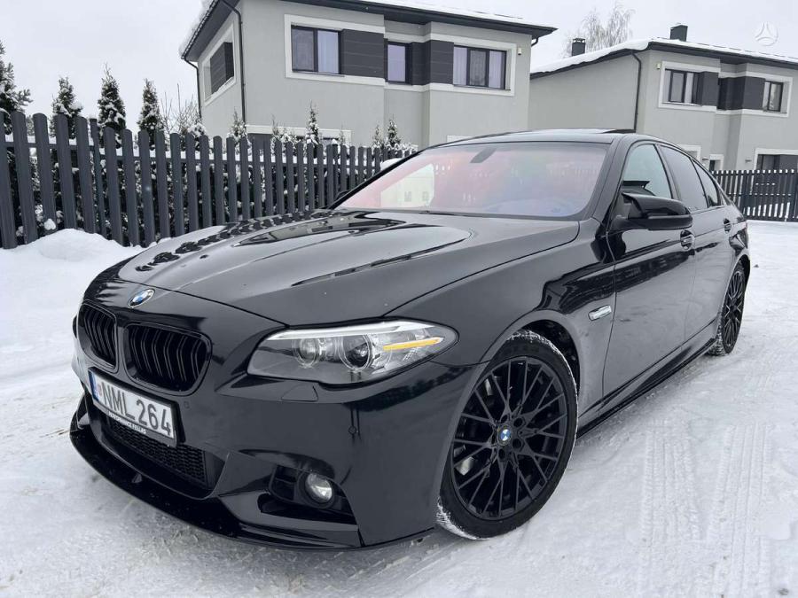 Melns BMW 535 2015 Viļņa, ar dzinēja tilpumu 3.00 L un nobraukumu 220 tūkst. km par 11800 €, foto 1 vietnē AUTOMOTO.COM.LV