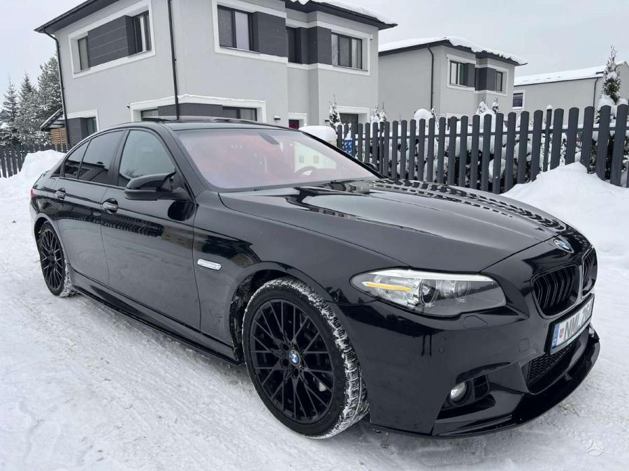 Melns BMW 535 2015 Viļņa, ar dzinēja tilpumu 3.00 L un nobraukumu 220 tūkst. km par 11800 €, foto 5 vietnē AUTOMOTO.COM.LV