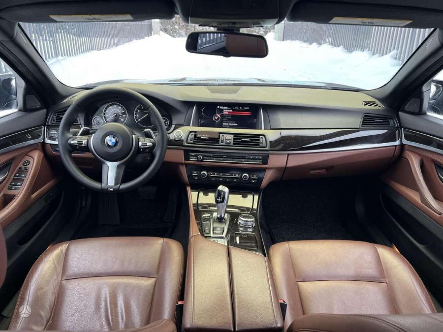 Melns BMW 535 2015 Viļņa, ar dzinēja tilpumu 3.00 L un nobraukumu 220 tūkst. km par 11800 €, foto 12 vietnē AUTOMOTO.COM.LV