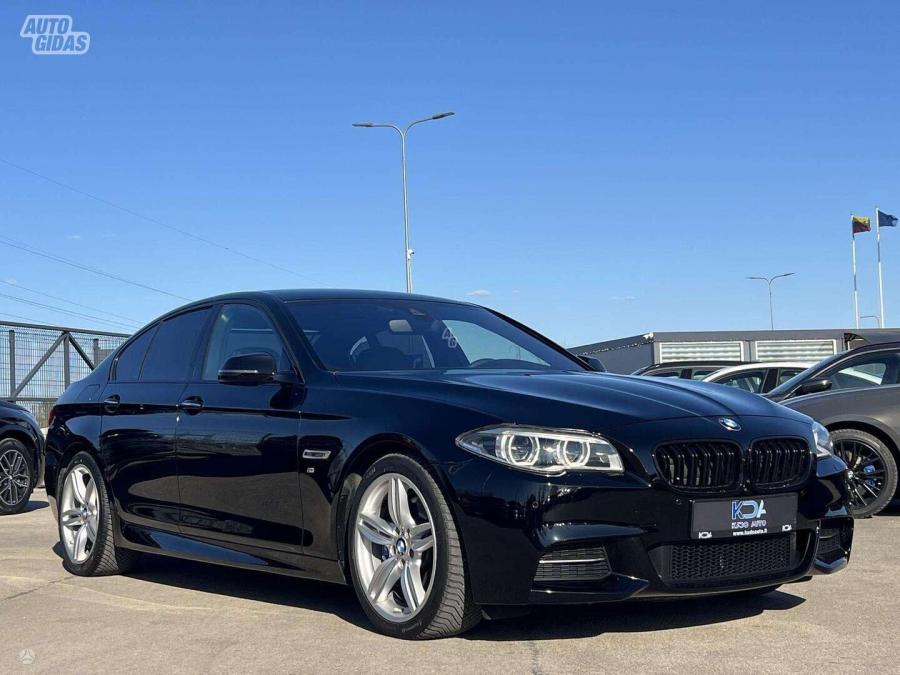 Black BMW 535 2015 in Marijampole, with an engine capacity of 3.00 L and mileage of 202 thousand km for 15250 €, photo 1 on AUTOMOTO.COM.LV