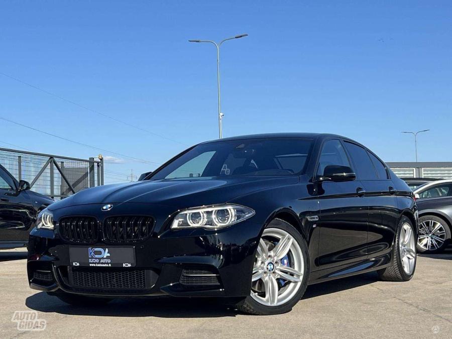 Black BMW 535 2015 in Marijampole, with an engine capacity of 3.00 L and mileage of 202 thousand km for 15250 €, photo 6 on AUTOMOTO.COM.LV