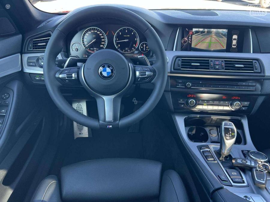 Black BMW 535 2015 in Marijampole, with an engine capacity of 3.00 L and mileage of 202 thousand km for 15250 €, photo 16 on AUTOMOTO.COM.LV