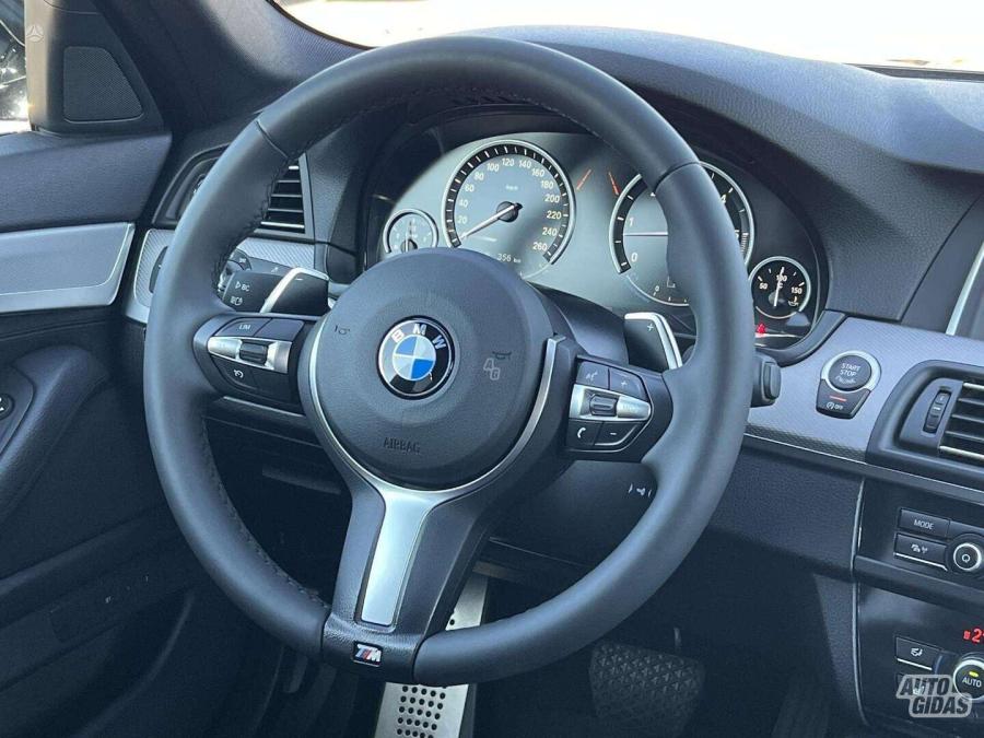 Black BMW 535 2015 in Marijampole, with an engine capacity of 3.00 L and mileage of 202 thousand km for 15250 €, photo 17 on AUTOMOTO.COM.LV