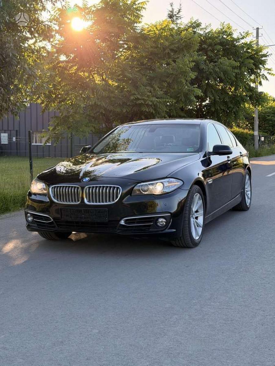Black BMW 535 2015 in Kaunas, with an engine capacity of 2.98 L and mileage of 207 thousand km for 12800 €, photo 9 on AUTOMOTO.COM.LV