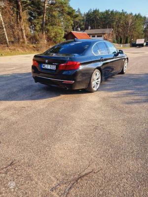 Black BMW 535 2016 in Vilnius, with an engine capacity of 2.98 L and mileage of 113 thousand km for 15500 €, photo 8 on AUTOMOTO.COM.LV