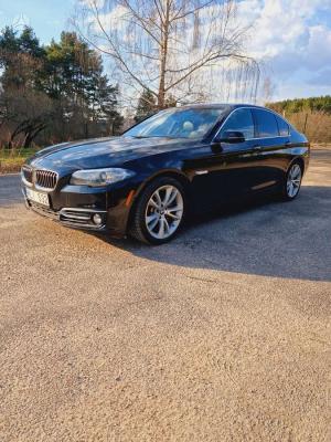Black BMW 535 2016 in Vilnius, with an engine capacity of 2.98 L and mileage of 113 thousand km for 15500 €, photo 11 on AUTOMOTO.COM.LV