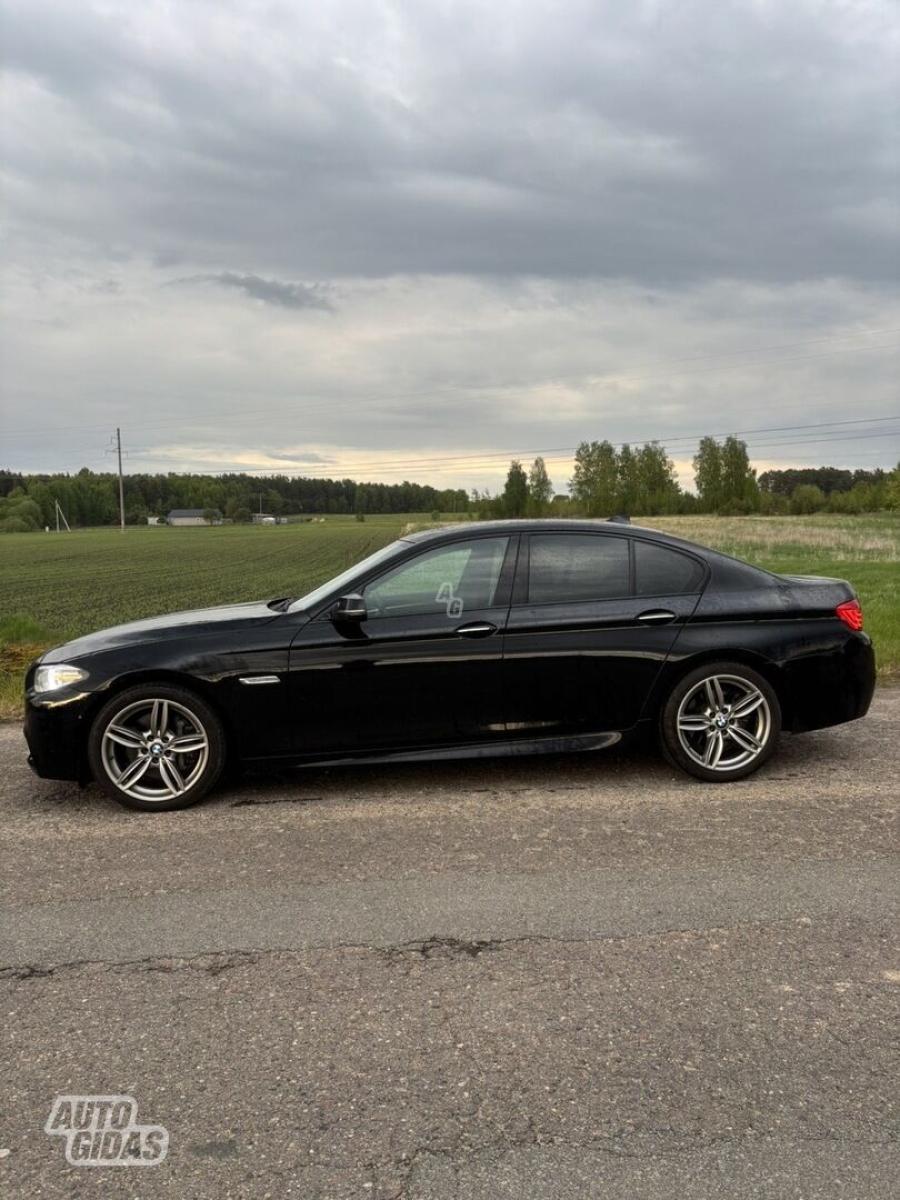 Black BMW 535 2016 in Elektrenai, with an engine capacity of 3.00 L and mileage of 182 thousand km for 14500 €, photo 5 on AUTOMOTO.COM.LV