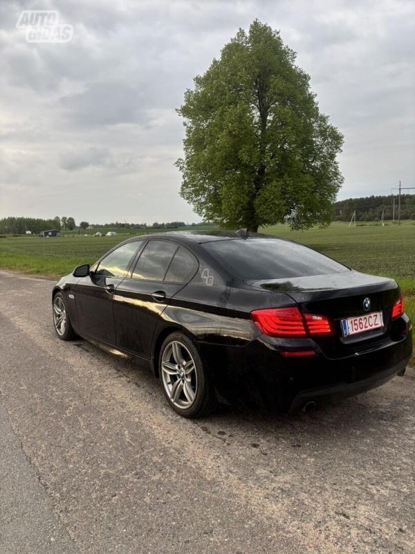 Black BMW 535 2016 in Elektrenai, with an engine capacity of 3.00 L and mileage of 182 thousand km for 14500 €, photo 8 on AUTOMOTO.COM.LV