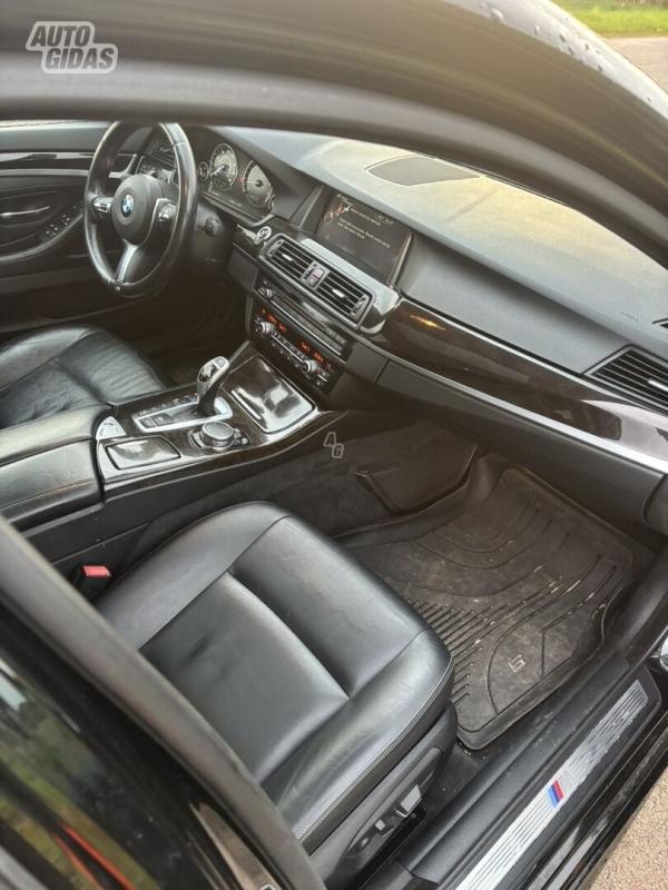 Black BMW 535 2016 in Elektrenai, with an engine capacity of 3.00 L and mileage of 182 thousand km for 14500 €, photo 9 on AUTOMOTO.COM.LV