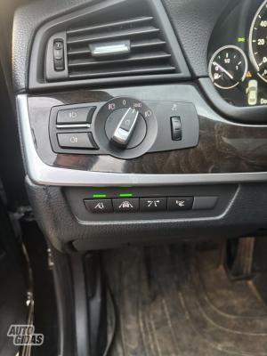Black BMW 535 2016 in Elektrenai, with an engine capacity of 3.00 L and mileage of 182 thousand km for 14500 €, photo 13 on AUTOMOTO.COM.LV
