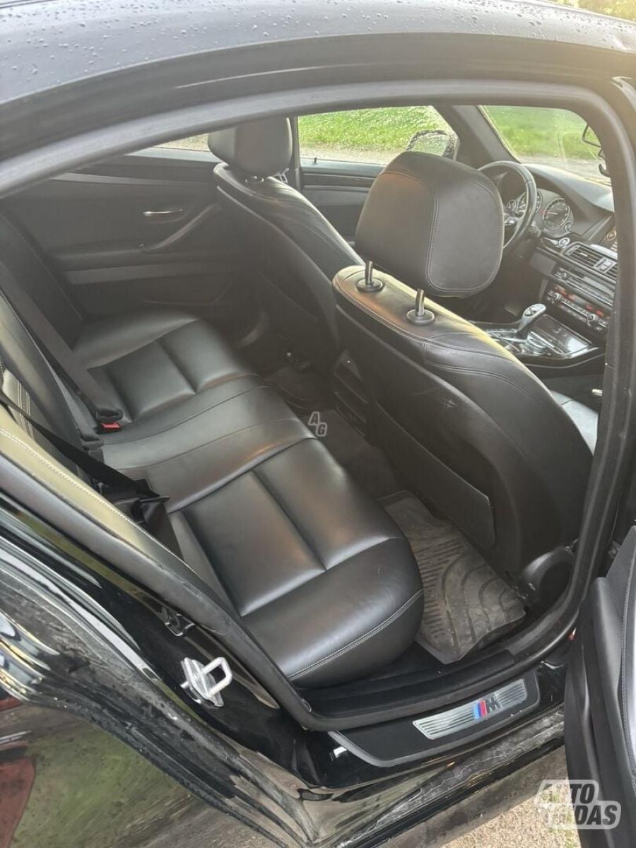 Black BMW 535 2016 in Elektrenai, with an engine capacity of 3.00 L and mileage of 182 thousand km for 14500 €, photo 15 on AUTOMOTO.COM.LV