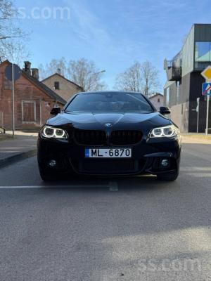 Black BMW 535 2016 in Riga, with an engine capacity of 3.00 L and mileage of 106 thousand km for 19500 €, photo  on AUTOMOTO.COM.LV