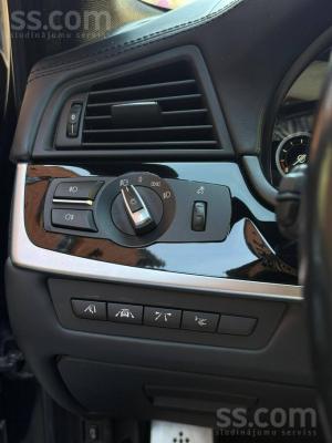 Black BMW 535 2016 in Riga, with an engine capacity of 3.00 L and mileage of 106 thousand km for 19500 €, photo 10 on AUTOMOTO.COM.LV