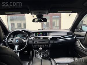 Black BMW 535 2016 in Riga, with an engine capacity of 3.00 L and mileage of 106 thousand km for 19500 €, photo 22 on AUTOMOTO.COM.LV