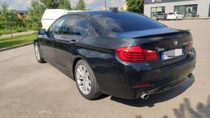 Black BMW 535 2016 in Kaunas, with an engine capacity of 2.98 L and mileage of 108 thousand km for 14900 €, photo 5 on AUTOMOTO.COM.LV