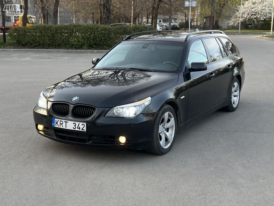 Black BMW 535 2004 in Vilnius, with an engine capacity of 3.00 L and mileage of 410 thousand km for 3950 €, photo 1 on AUTOMOTO.COM.LV
