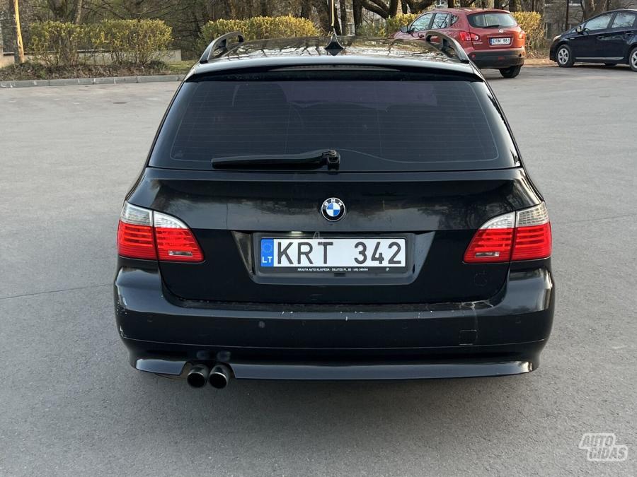 Black BMW 535 2004 in Vilnius, with an engine capacity of 3.00 L and mileage of 410 thousand km for 3950 €, photo 4 on AUTOMOTO.COM.LV