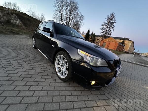 Black BMW 535 2005 in Daugavpils, with an engine capacity of 3.00 L and mileage of 363 thousand km for 4600 €, photo 6 on AUTOMOTO.COM.LV