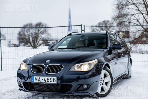 Black BMW 535 2005 in Riga, with an engine capacity of 3.00 L and mileage of 378 thousand km for 5990 €, photo 1 on AUTOMOTO.COM.LV