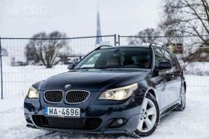 Melns BMW 535 2005 Rīga, ar dzinēja tilpumu 3.00 L un nobraukumu 378 tūkst. km par 5990 €, foto  vietnē AUTOMOTO.COM.LV