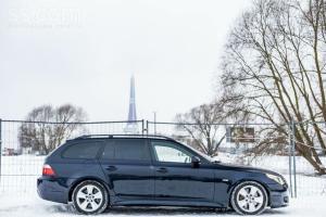 Black BMW 535 2005 in Riga, with an engine capacity of 3.00 L and mileage of 378 thousand km for 5990 €, photo 5 on AUTOMOTO.COM.LV