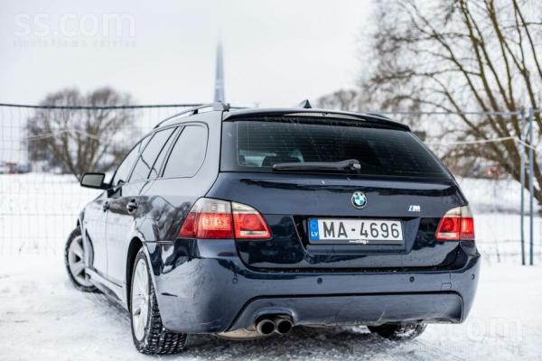 Black BMW 535 2005 in Riga, with an engine capacity of 3.00 L and mileage of 378 thousand km for 5990 €, photo 6 on AUTOMOTO.COM.LV
