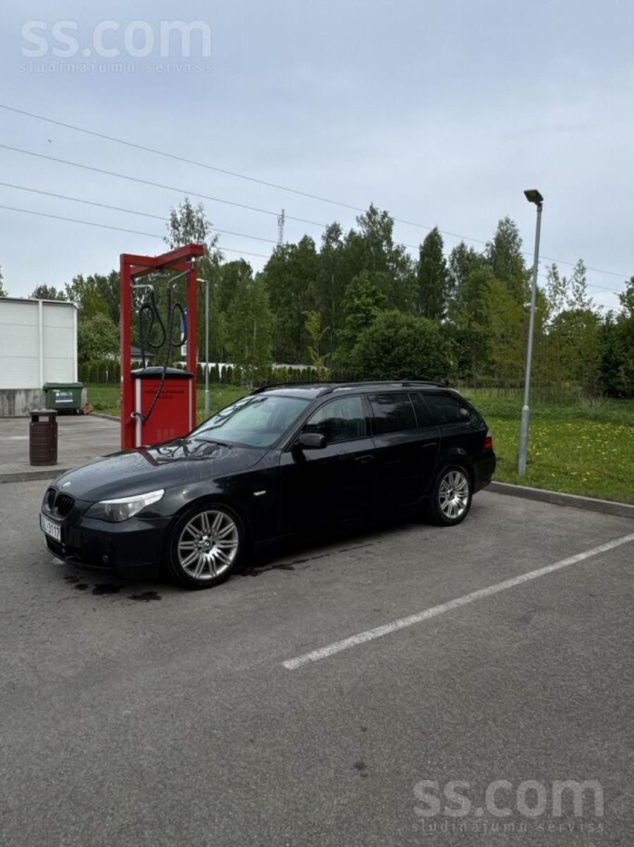 Melns BMW 535 2005 Rīga, ar dzinēja tilpumu 3.00 L un nobraukumu 399 tūkst. km par 2900 €, foto 1 vietnē AUTOMOTO.COM.LV