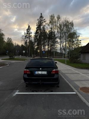 Black BMW 535 2005 in Riga, with an engine capacity of 3.00 L and mileage of 397 thousand km for 3750 €, photo 6 on AUTOMOTO.COM.LV
