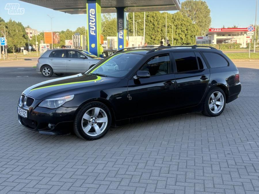 Black BMW 535 2005 in Siauliai, with an engine capacity of 3.00 L and mileage of 347 thousand km for 3300 €, photo 9 on AUTOMOTO.COM.LV