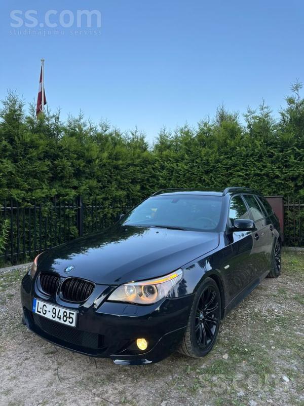 Black BMW 535 2005 in Jelgava, with an engine capacity of 3.00 L and mileage of 347 thousand km for 4990 €, photo 3 on AUTOMOTO.COM.LV