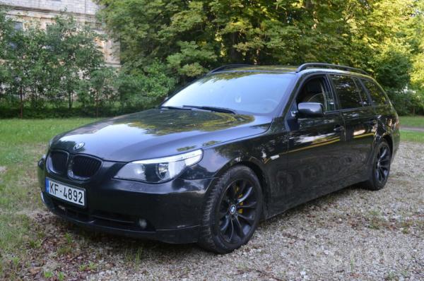 Melns BMW 535 2005 Dobele, ar dzinēja tilpumu 3.00 L un nobraukumu 360 tūkst. km par 2200 €, foto 1 vietnē AUTOMOTO.COM.LV