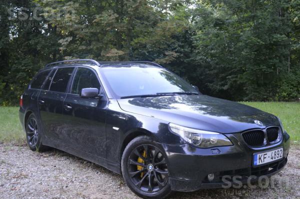 Melns BMW 535 2005 Dobele, ar dzinēja tilpumu 3.00 L un nobraukumu 360 tūkst. km par 2200 €, foto 2 vietnē AUTOMOTO.COM.LV