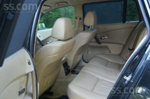 Black BMW 535 2005 in Dobele, with an engine capacity of 3.00 L and mileage of 360 thousand km for 2200 €, photo 8 on AUTOMOTO.COM.LV