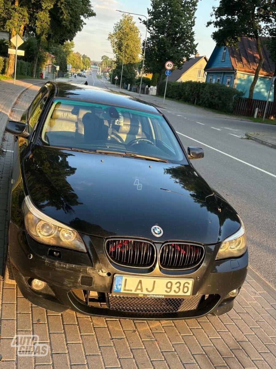 Melns BMW 535 2005 Ukmergė, ar dzinēja tilpumu 3.00 L un nobraukumu 365 tūkst. km par 3300 €, foto 3 vietnē AUTOMOTO.COM.LV