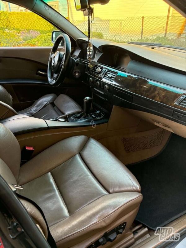 Melns BMW 535 2005 Ukmergė, ar dzinēja tilpumu 3.00 L un nobraukumu 365 tūkst. km par 3300 €, foto 9 vietnē AUTOMOTO.COM.LV
