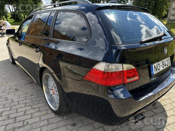 Black BMW 535 2005 in Daugavpils, with an engine capacity of 3.00 L and mileage of 363 thousand km for 5200 €, photo 7 on AUTOMOTO.COM.LV