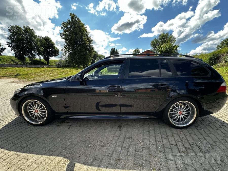 Black BMW 535 2005 in Daugavpils, with an engine capacity of 3.00 L and mileage of 363 thousand km for 5200 €, photo 9 on AUTOMOTO.COM.LV