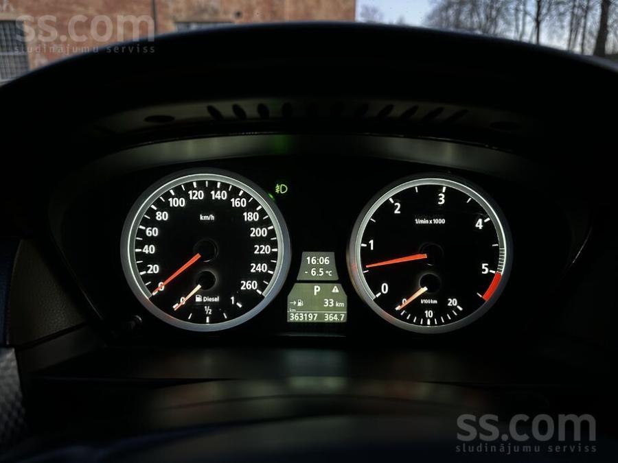 Black BMW 535 2005 in Daugavpils, with an engine capacity of 3.00 L and mileage of 363 thousand km for 5200 €, photo 13 on AUTOMOTO.COM.LV